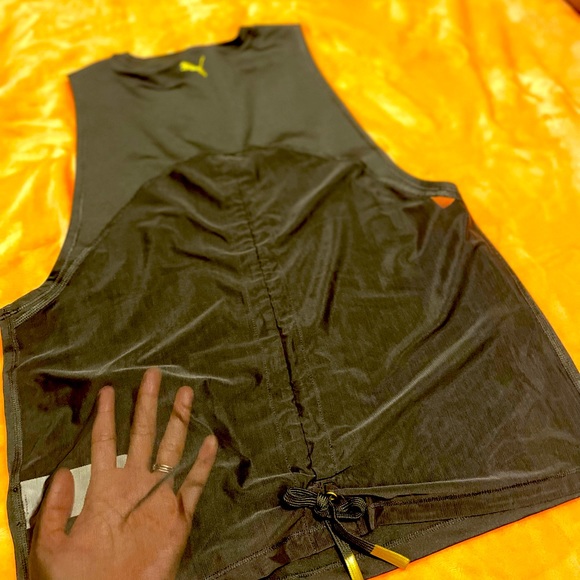 Puma | Tops | Puma Mesh Tie Tank Top | Poshmark